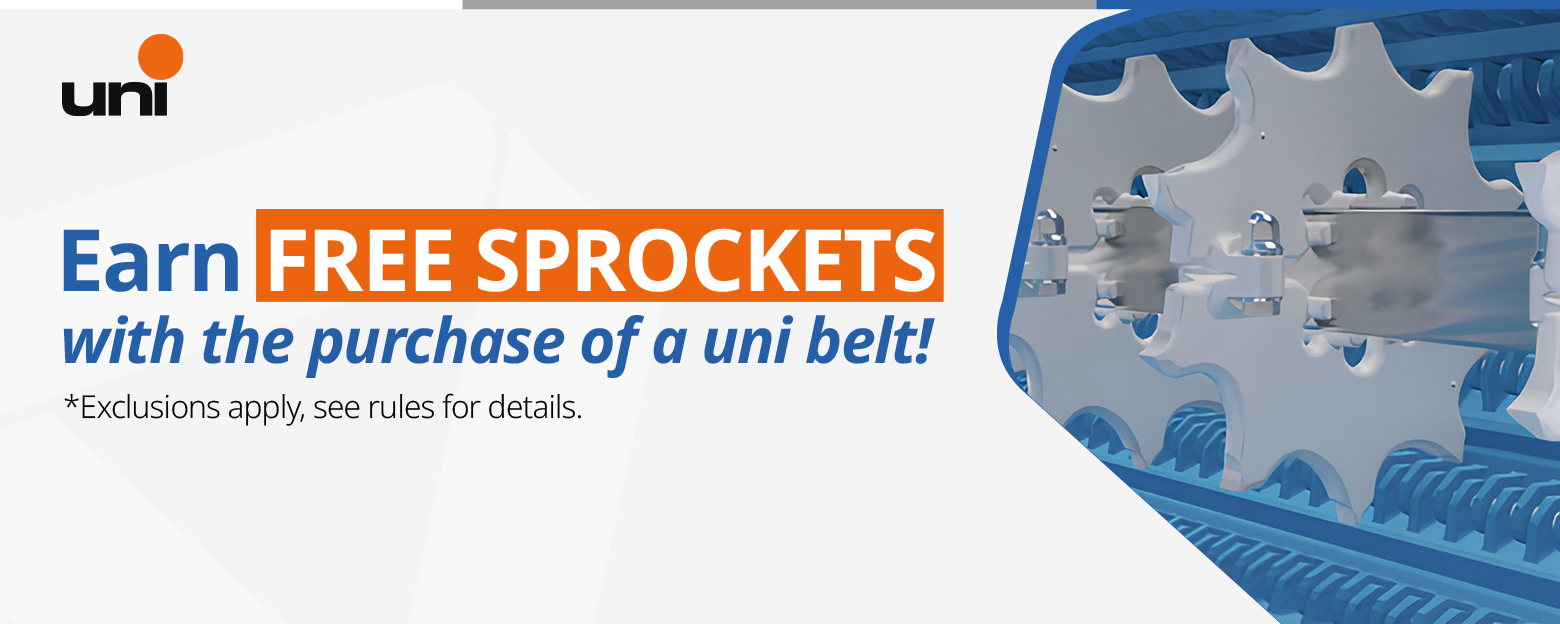 uni Modular Belts free sprockets